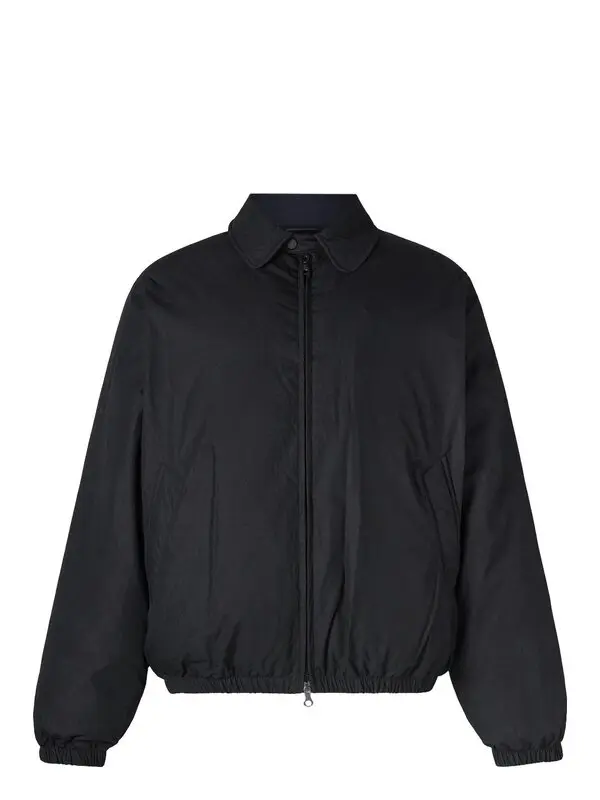 Our Legacy Avenue Padded Cotton-blend Shell Bomber Jacket - Black