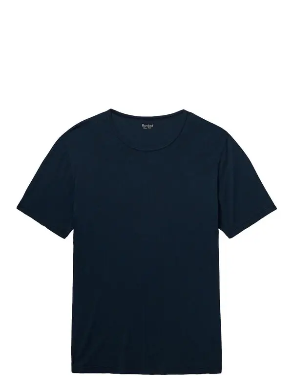 Hartford Cotton-jersey T-shirt - Blue