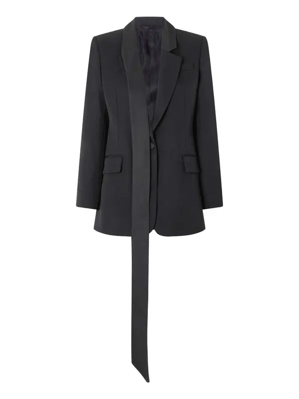 Attico Wool Blazer - Black