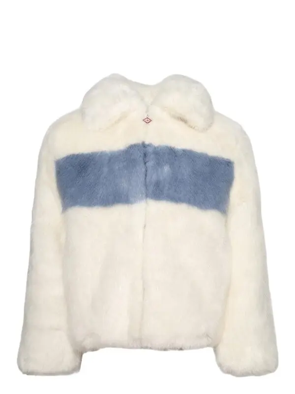 Casablanca Fur Coat - White