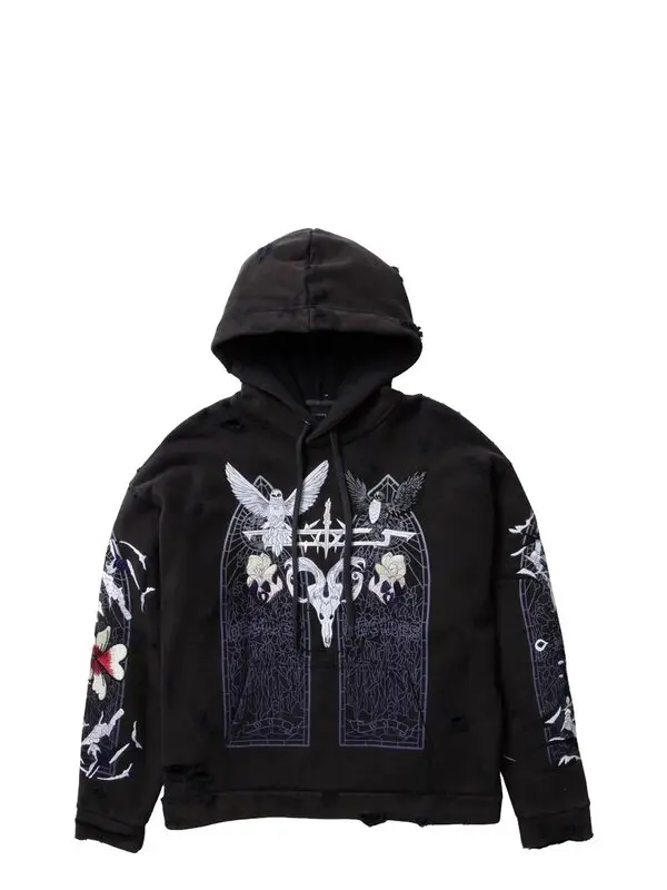 WHO DECIDES WAR BY EV BRAVADO Epitome Hooded Pullover - Black