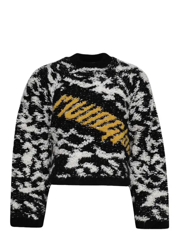 RIVINGTON ROI REBIS Giant Leopard Pull Over Black & White - Multi