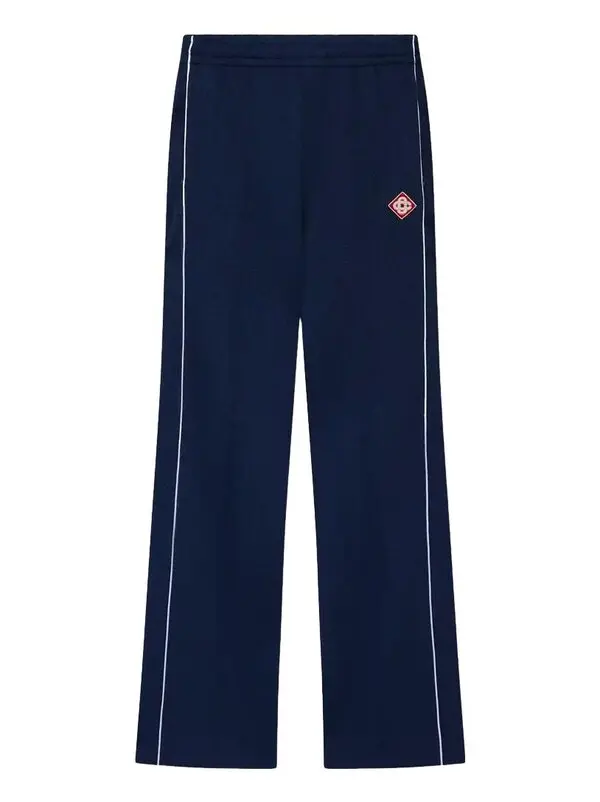Casablanca Round Pique Track Pants - Navy