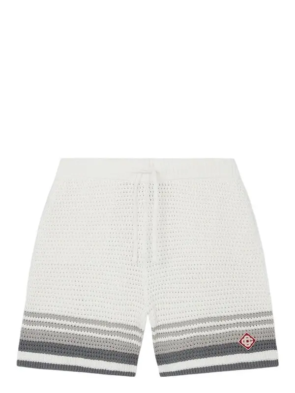 Casablanca Crochet Shorts - White