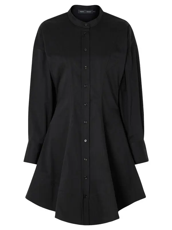 Proenza Schouler Janan Paneled Mini Dress - Black
