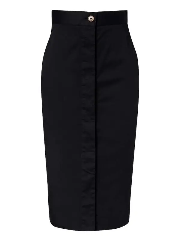VIVIENNE WESTWOOD Cotton-blend Pencil Skirt - Black