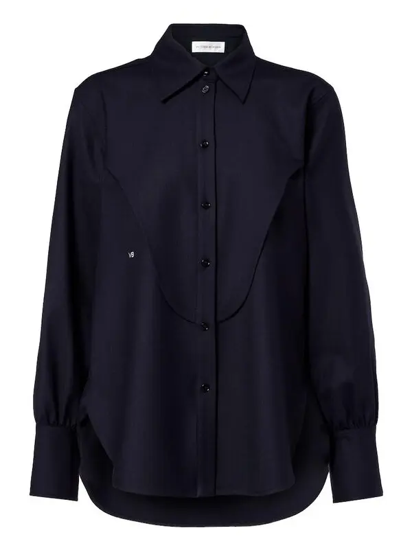 Victoria Beckham Oversized Shirt - Blue