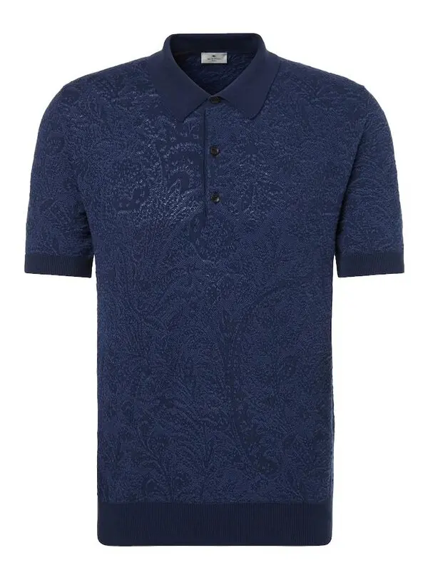 Etro Cotton Polo Shirt - Blue