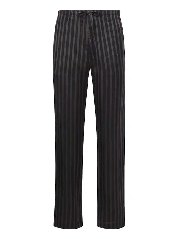 Dries Van Noten Mid-rise Straight Pants - Blue