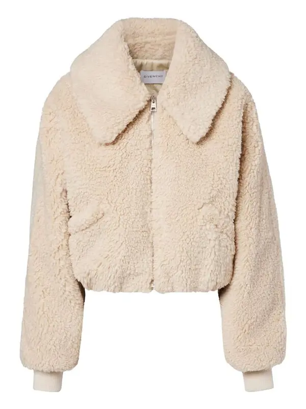 Givenchy Oversized Bomber Jacket - Beige
