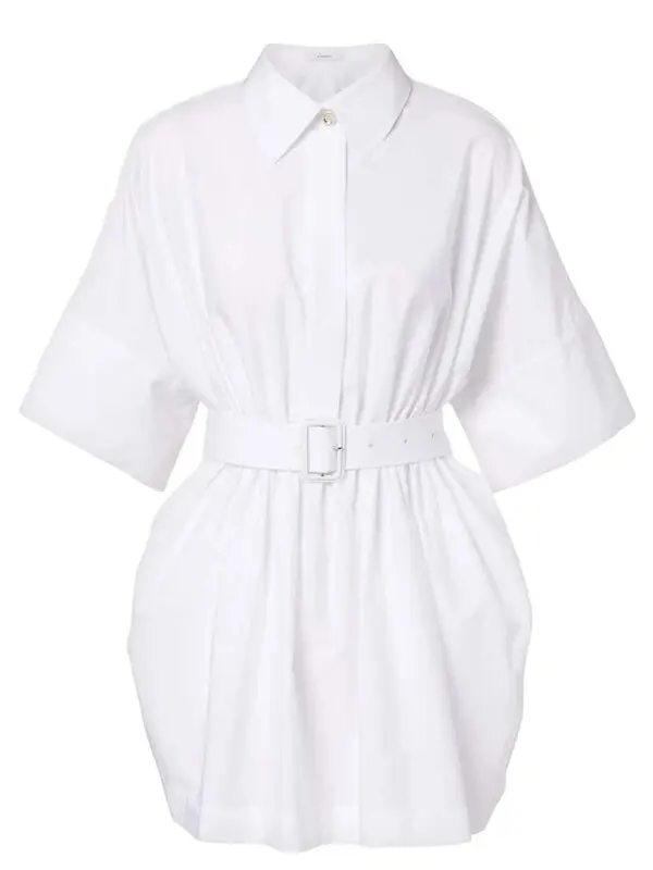 Givenchy Cotton Poplin Shirt Dress - White