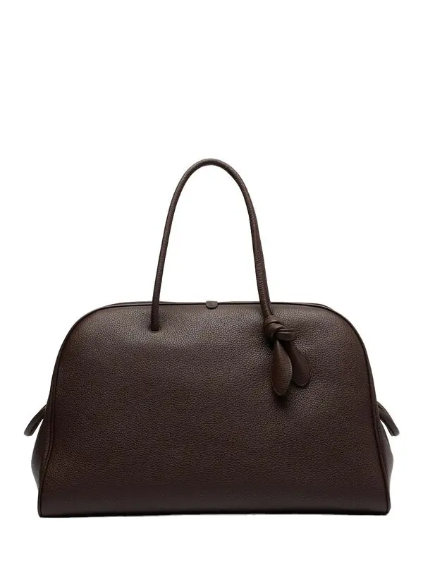 Jacquemus Turismo Large Leather Tote Bag - Brown