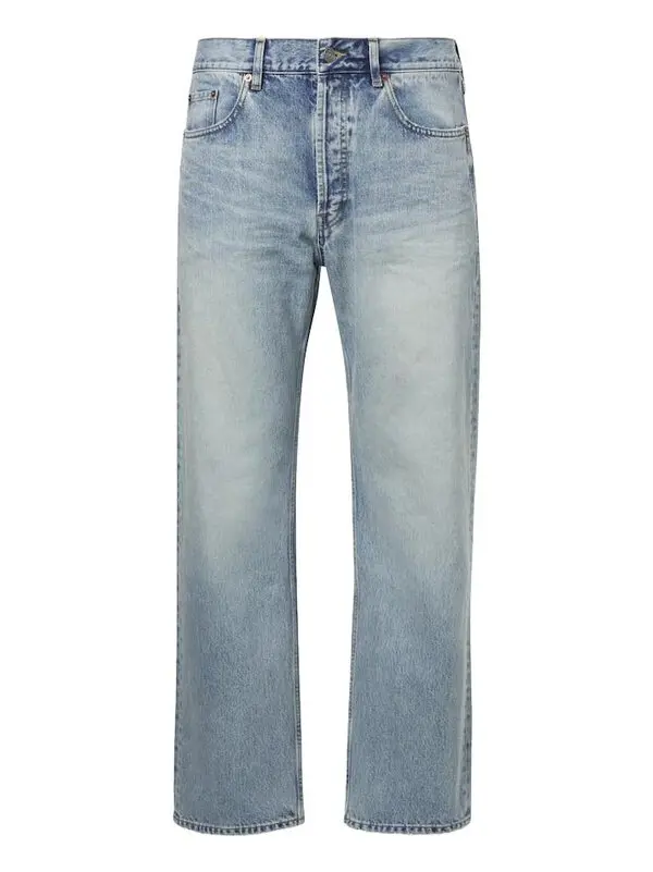 Saint Laurent Straight Leg Jeans - Blue