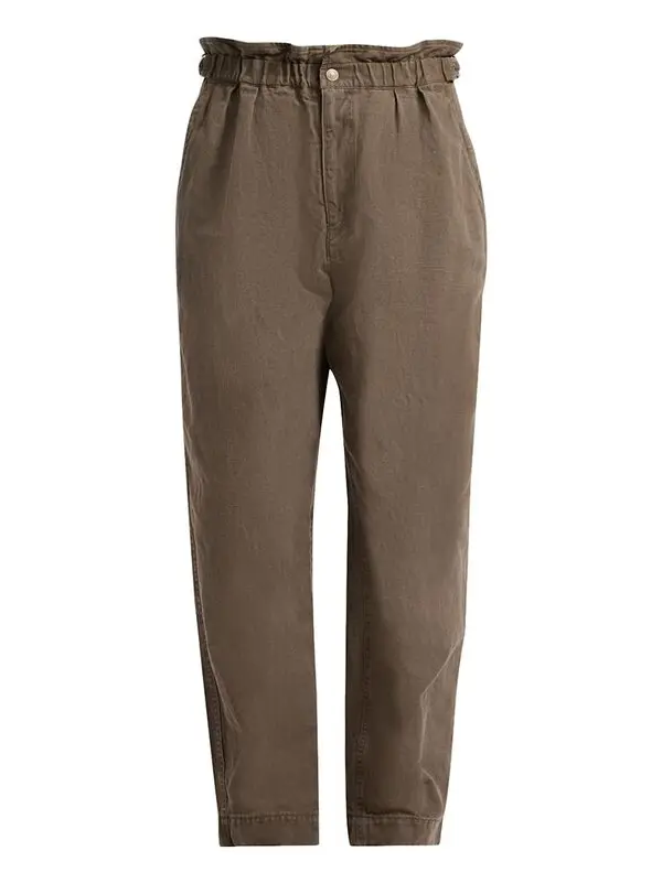 Isabel Marant Neriah Tapered Ankle Pants - Dark Bronz