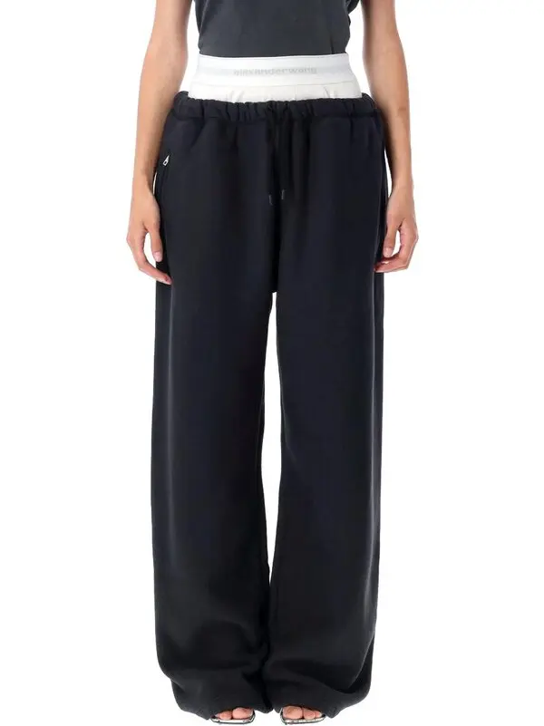 Alexander Wang Brief-waistband Sweatpants - Faded Black