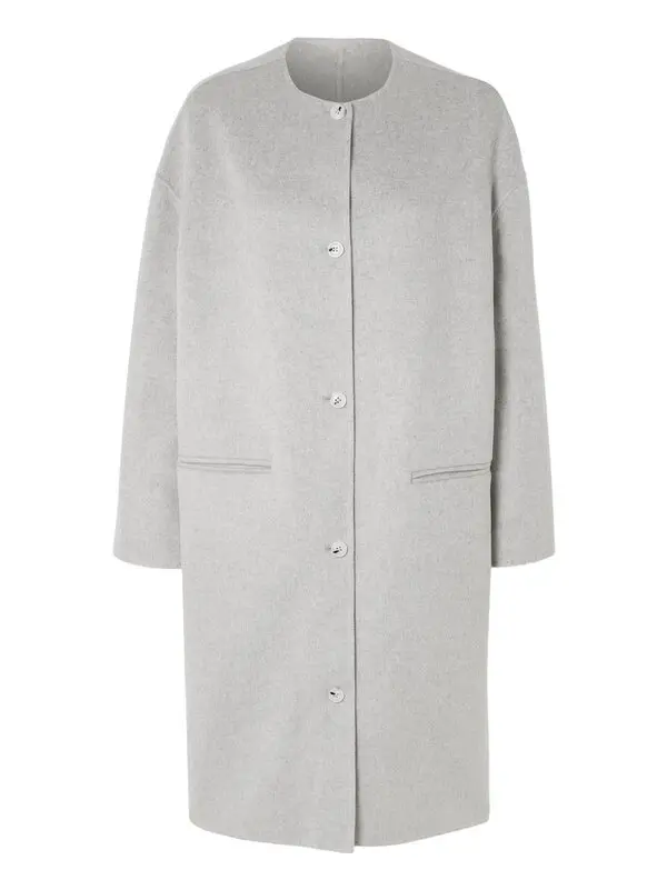 Loulou De Saison Kerry Wool And Cashmere-blend Coat - Gray