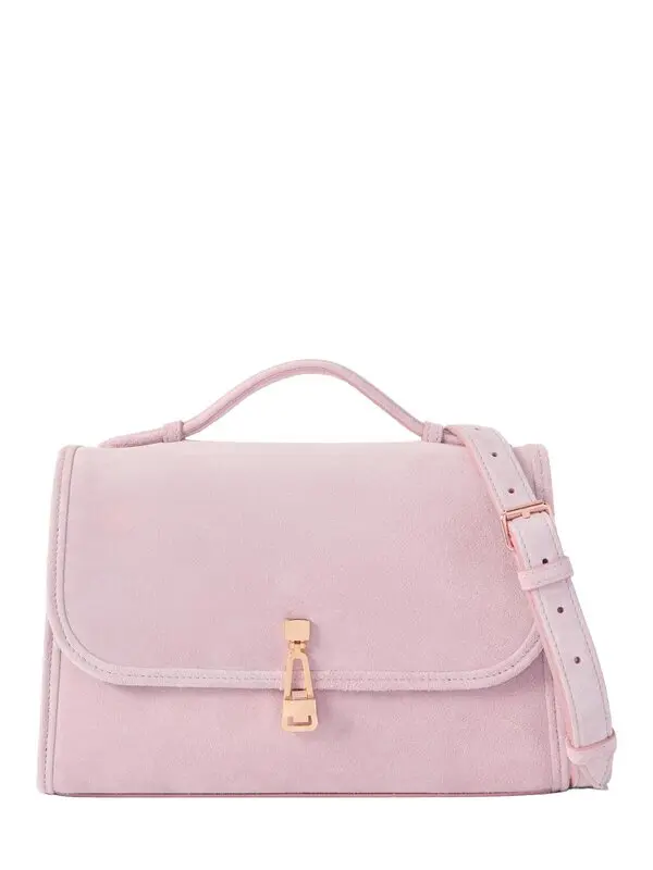 Gabriela Hearst Leonora Medium Suede Tote - Pink