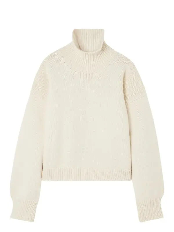 &daughter Caragh Oversized Cropped Wool Sweater - White