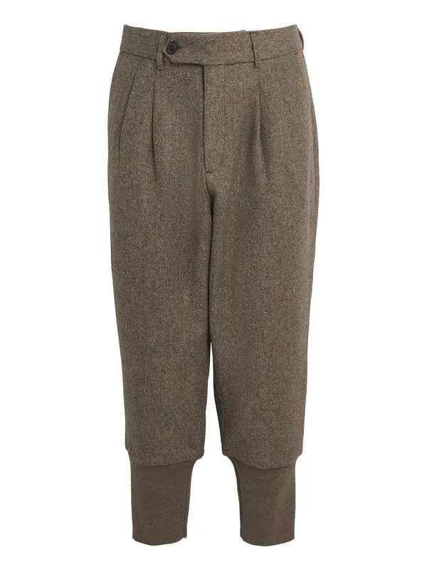Purdey Tweed Shooting Trousers - Brown
