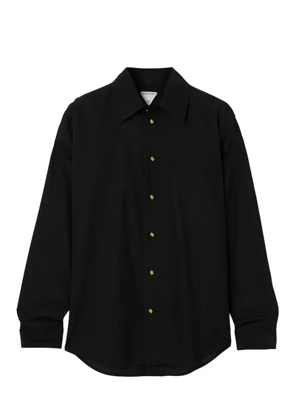 Bottega Veneta Poplin Shirt - Black