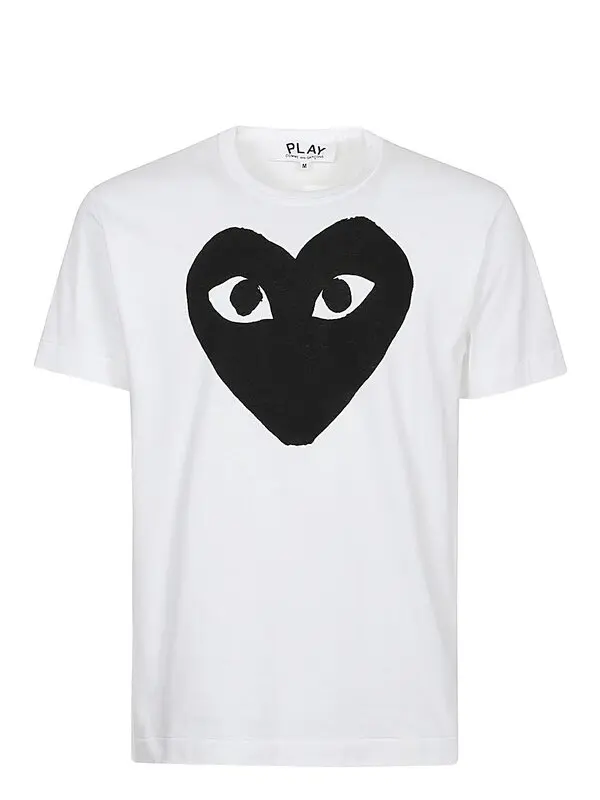 Play Comme Des Garcon Cotton T-shirt - White
