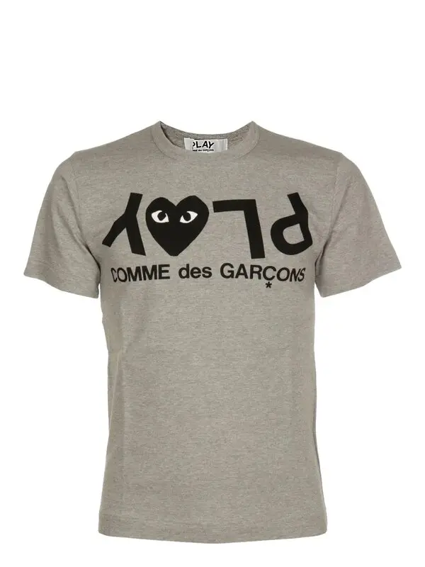 Play Comme Des Garcon Cotton T-shirt - Grey