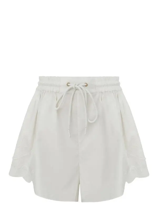 Zimmermann Daylight Cotton Shorts - White