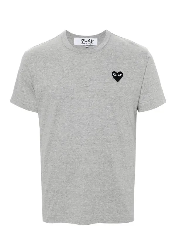 Play Comme Des Garcon Cotton T-shirt - Grey