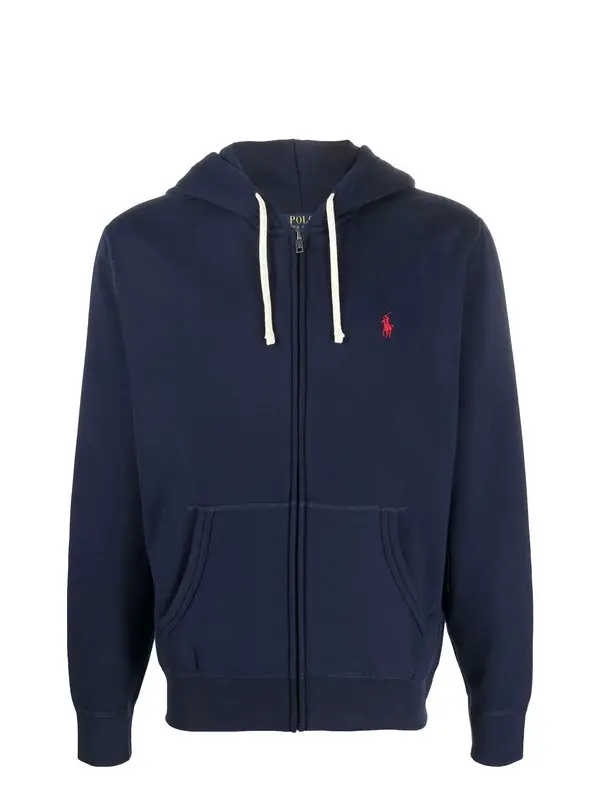Polo Ralph Lauren Long-sleeve Fleece Full-zip Hoodie - Blue