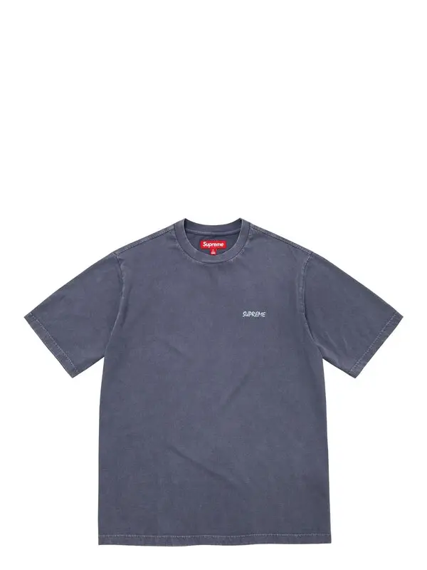 Supreme Washed Short-sleeve Top - Blue