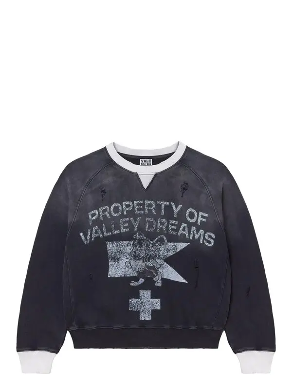 VALE FOREVER Prison Break Crewneck - Black