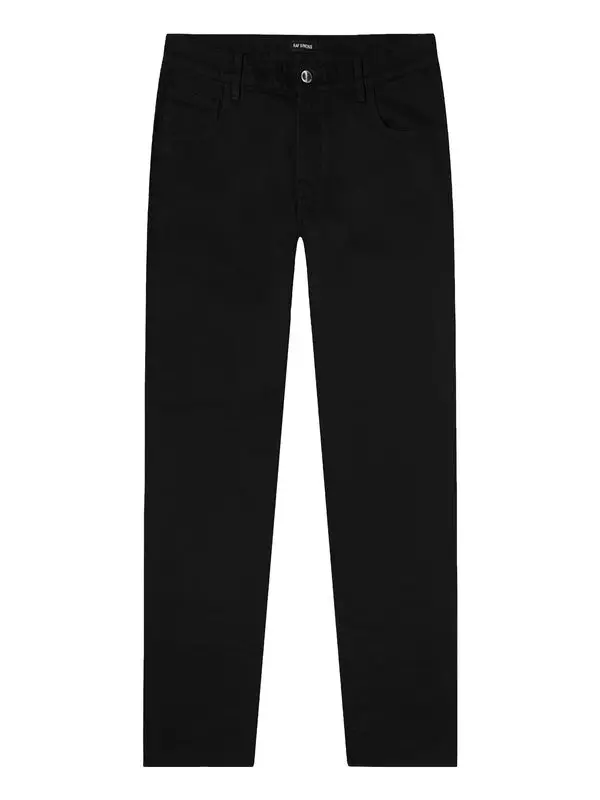 Raf Simons Slim Fit Denim Pants - Black