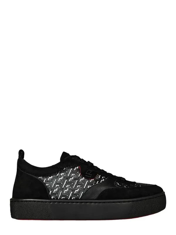 CHRISTIAN LOUBOUTIN Happyrui Flat Sneakers - Black