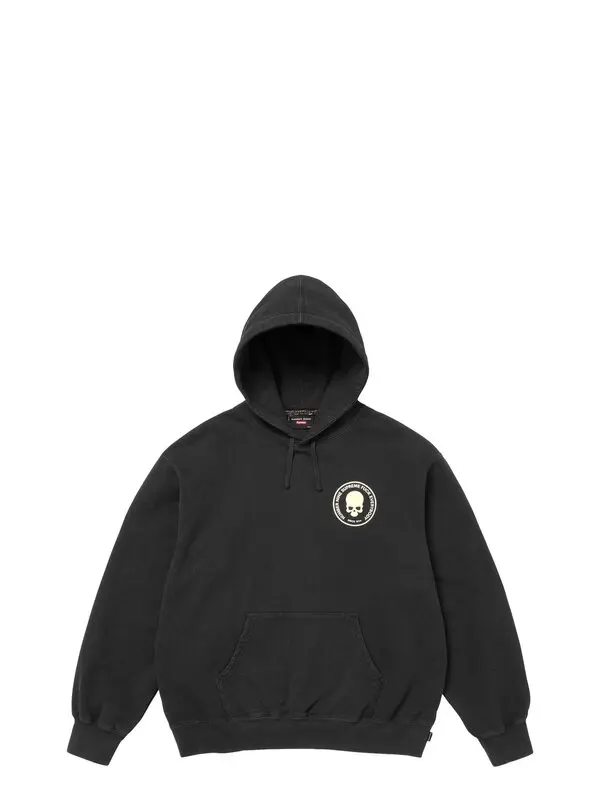 Supreme X Number Ine Hooded Sweatshirt - Black