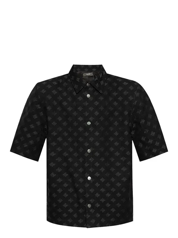 Amiri Ma Quad Jacquard Shirt - Black