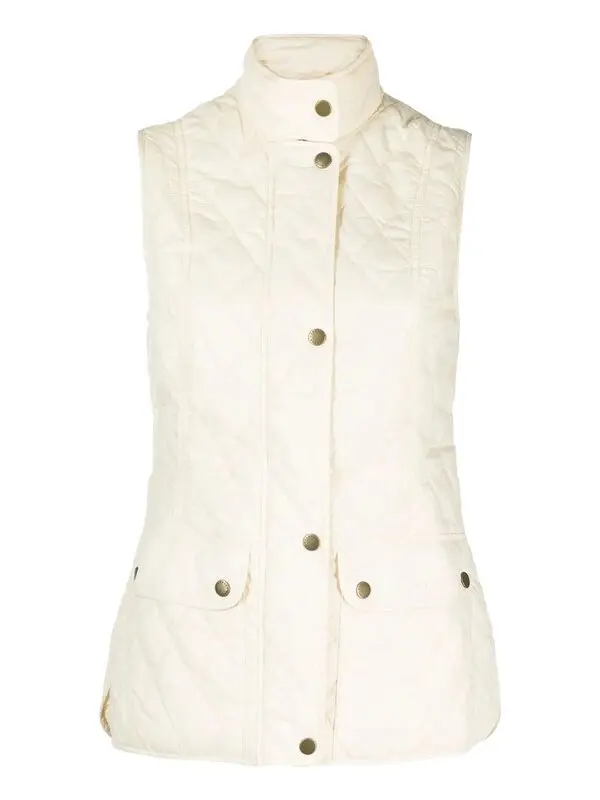 Barbour Otterburn Quilted Gilet - White