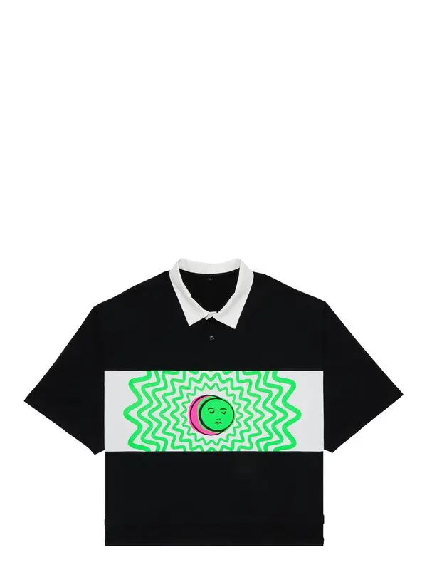 Goat Sun Rugby Shirt - Black