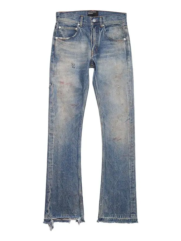 Enfants Riches Déprimés Elvis Texas Flare Jeans - Blue