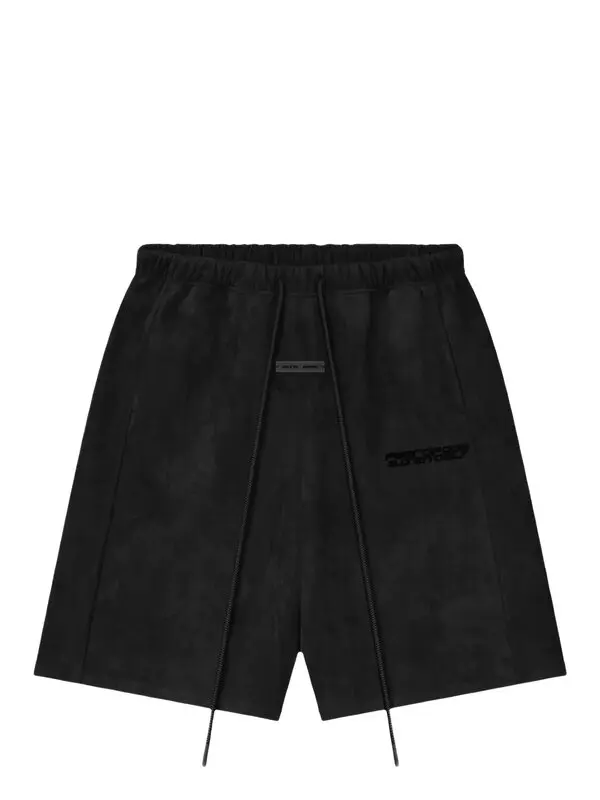 Fear Of God Suede Fleece Relaxed Shorts - Black