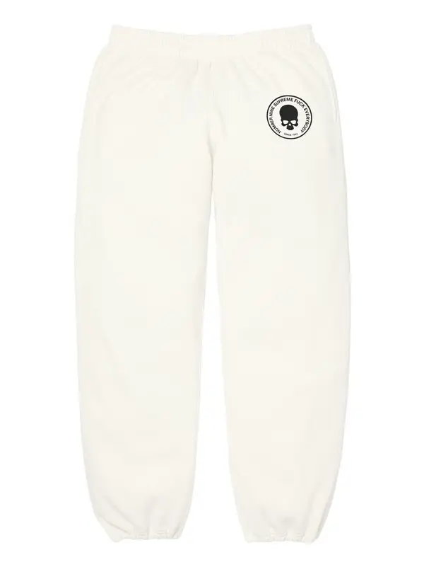 Supreme X Number Ine Drawstring Sweatpant - White