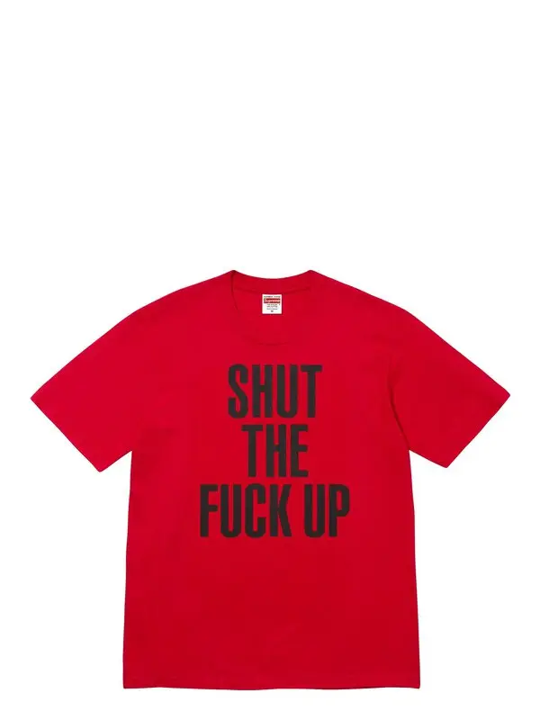 Supreme X Number Ine Shut Up Tee - Red