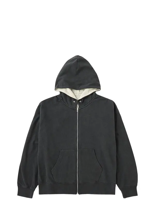 Visvim Jumbo Sb Dual Full Zip Hoodie - Black