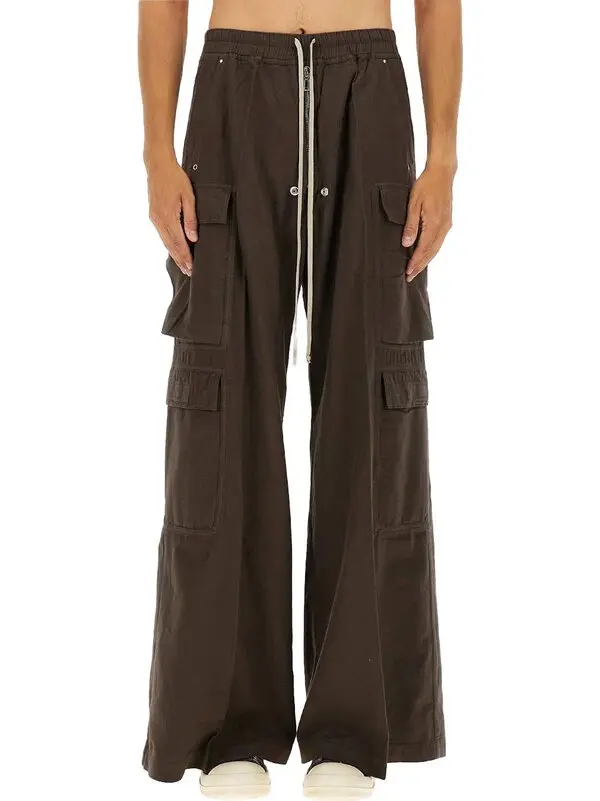 Rick Owens Wide Leg Pants - Brown
