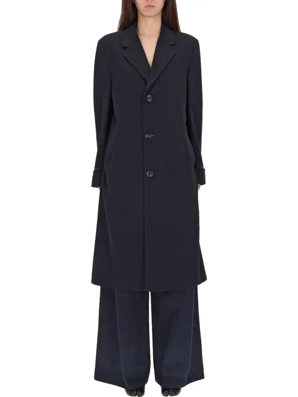 MAISON MARGIELA Tailored Coat - Blue