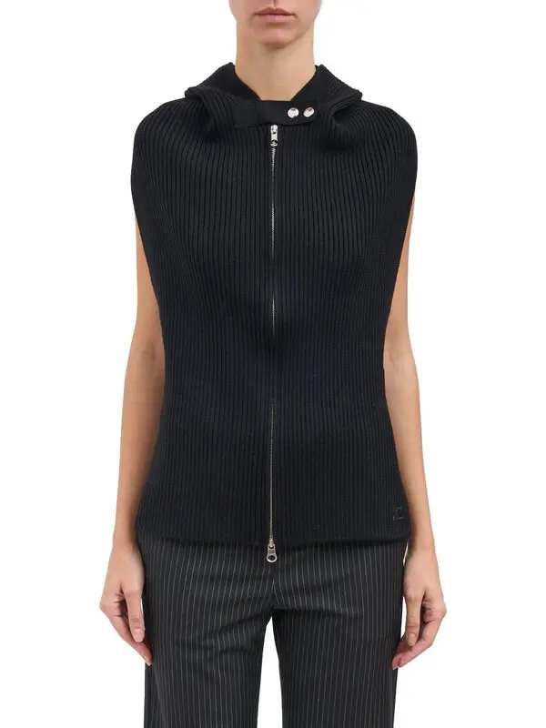 COURREGES Waistcoat - Black