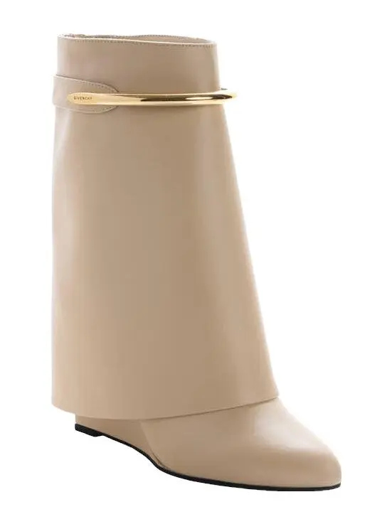 Givenchy Shark Ankle Boots - Beige