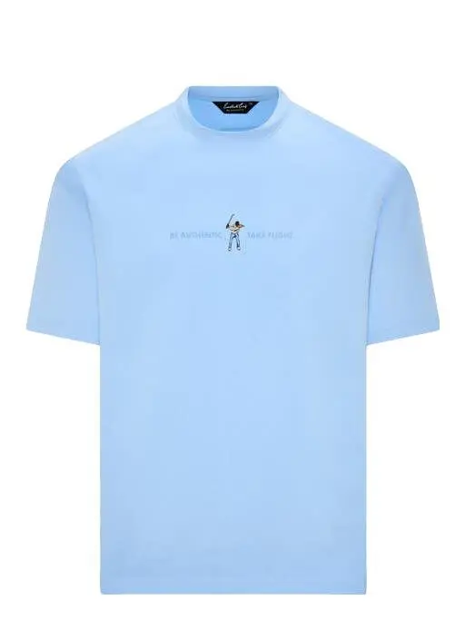 EASTSIDE GOLF Take Flight Cotton Graphic T-shirt - Provence Blue
