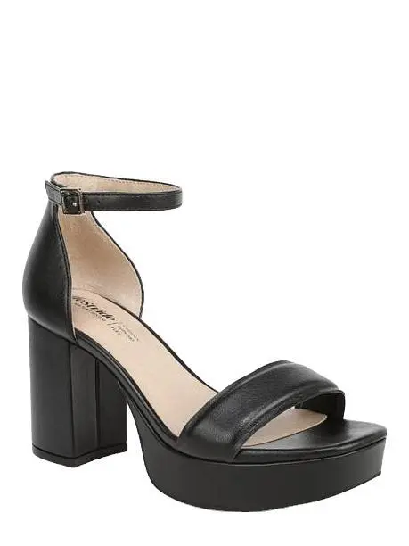 LIFESTRIDE Ankle Strap Platform Sandal - Black