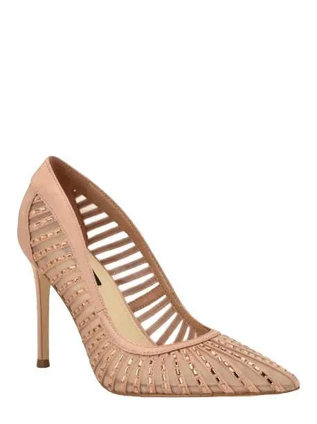 Nine West Feresah Pointed Toe Pump - Light Natural