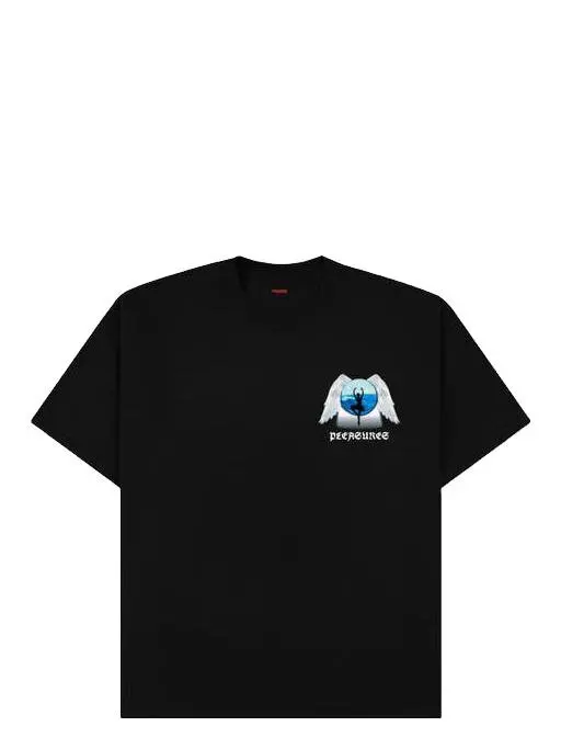 PLEASURES Angel Place Graphic T-shirt - Black